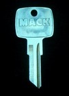 MACK TRUCKS Block Logo & Bulldog KEY BLANK 1971-2011 Ign/Doors ALL xcpt ...
