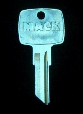 MACK TRUCKS Block Logo & Bulldog KEY BLANK 1971-2011 Ign/Doors ALL xcpt ...
