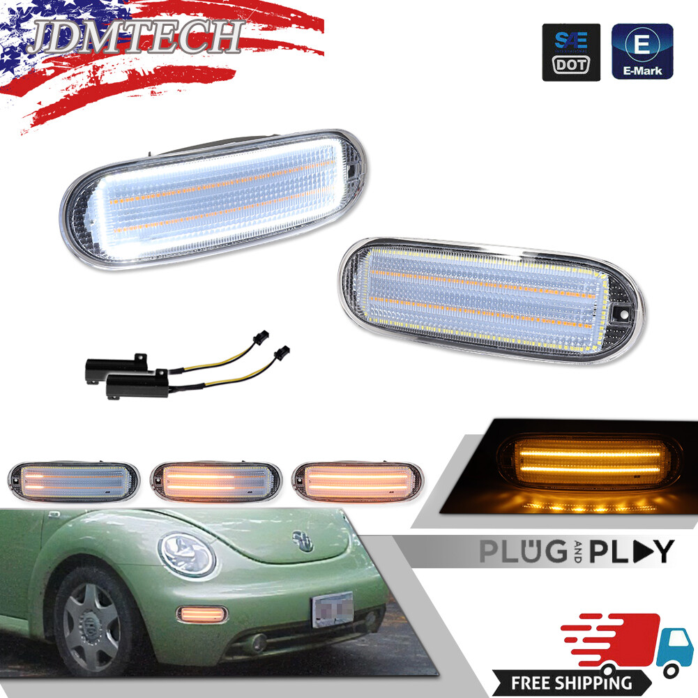 1998-2005 Volkswagen Beetle Sequential Switchback LED Front Signal ...