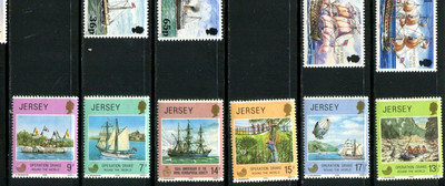 Stamps Ships Jersey 1980 6 Stamps Operation Drake ,mnh Sc 236-41 | eBay