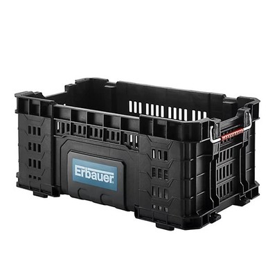 Erbauer Connecx 22in Modular Tool Caddy Heavy Duty Stackable Storage ...