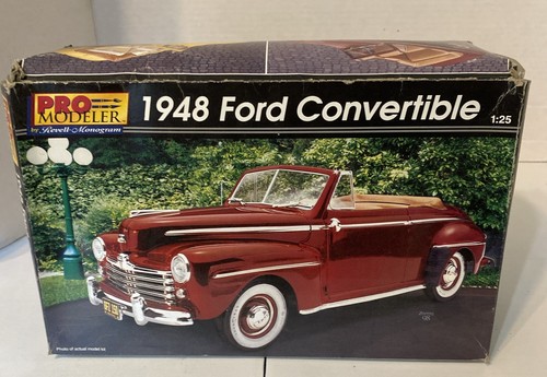 Revell Pro Modeler 1948 Ford Convertible Model Car Kit # 85-5952 1/25 ...