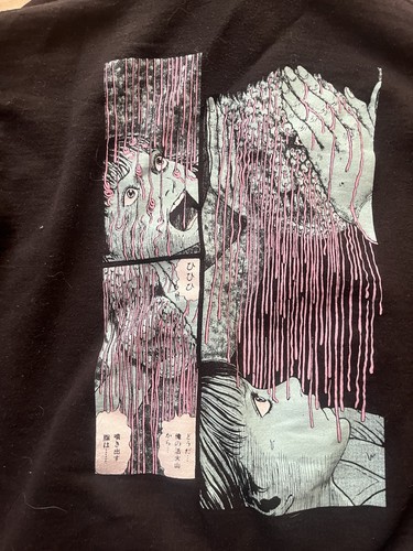 Junji Ito Collection Crunchyroll Glyceride Anime Manga Hoodie Small ...