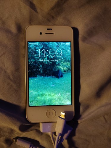 Apple iPhone 4S 16GB Cell Phone Model A1387 White | eBay