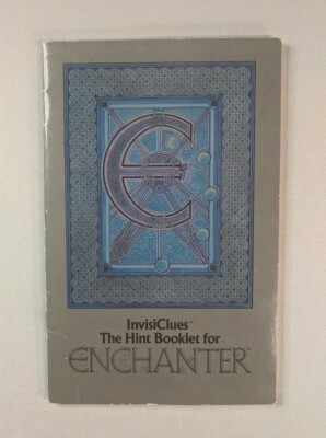 Enchanter InvisiClues Hint Booklet Infocom Vintage IBM Apple Computer ...