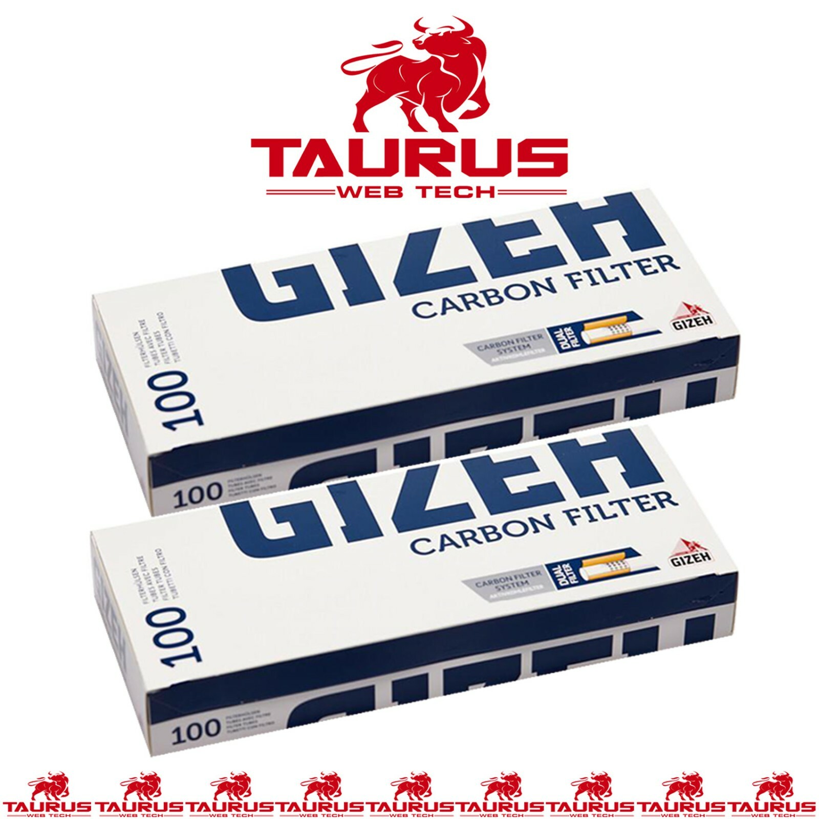 2000x GIZEH Filter Active CARBON Smoking TUBES Charcoal Cigarette ...