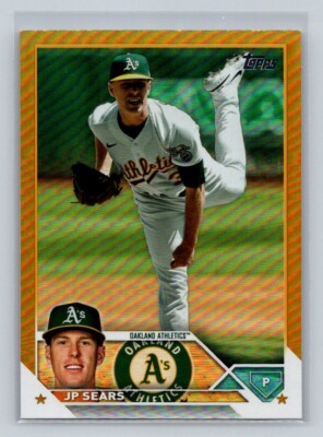 2023 Topps Update Gold Foil #US323 JP Sears (slight indent right border ...