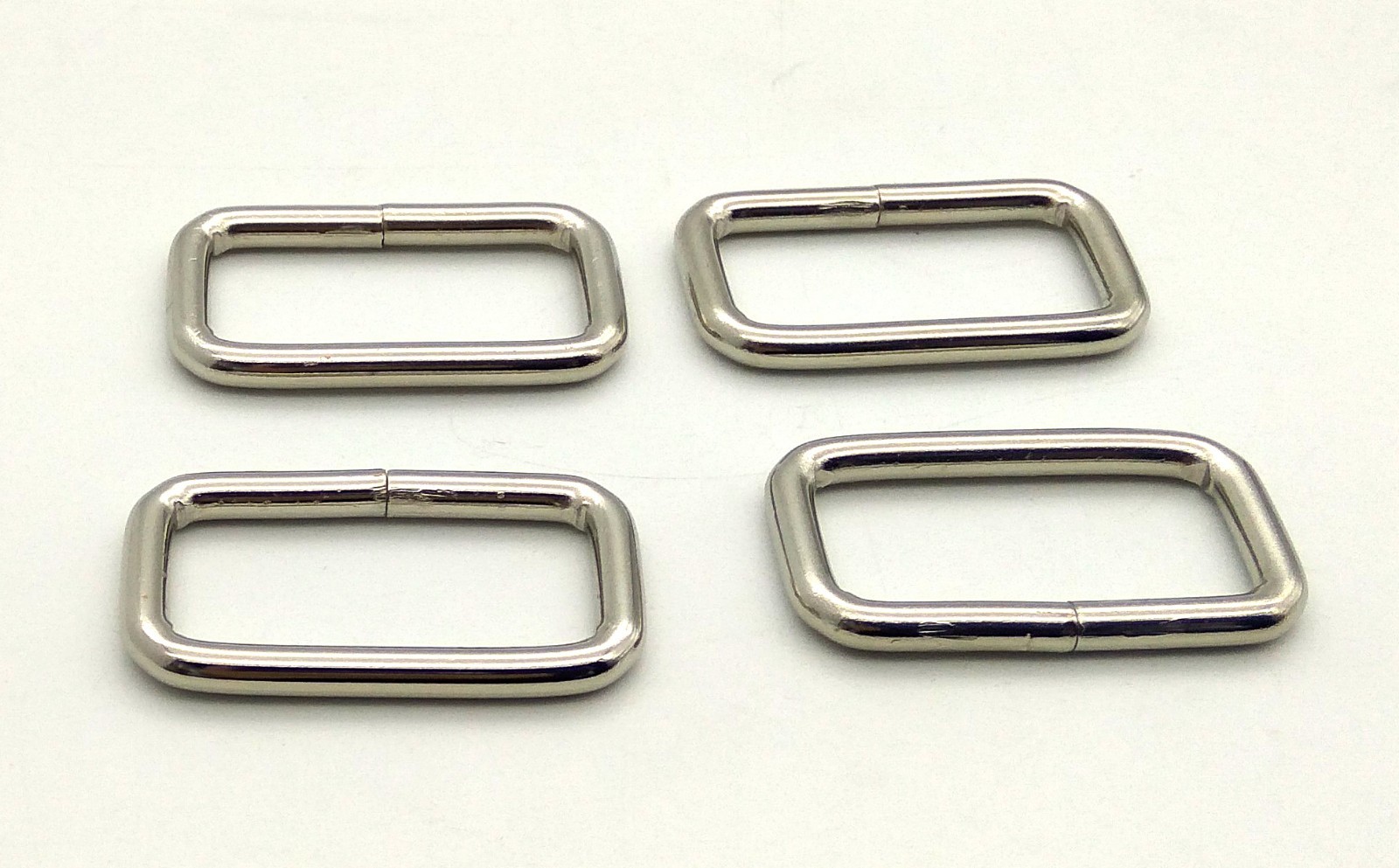 32mm 1 1/4'' Heavy Loop RECTANGLE Ring Metal Wire formed Handbag ...