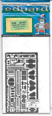 Eduard Sd.Kfz. 251/1 Ausf. D Personnel Carrier Photo Etch Details 1/35 ...