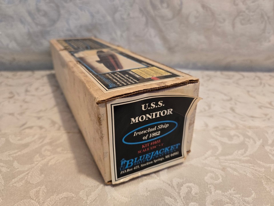 Vintage Blue Jacket Ship Crafters Model Kit - USS Monitor - Sealed ...