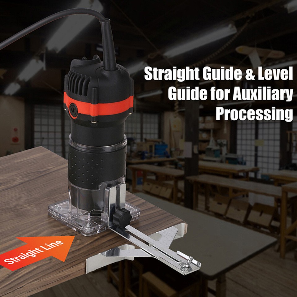 33000RPM 800W 110V Wood Router Tool Compact Trim Router with 15 Wood ...