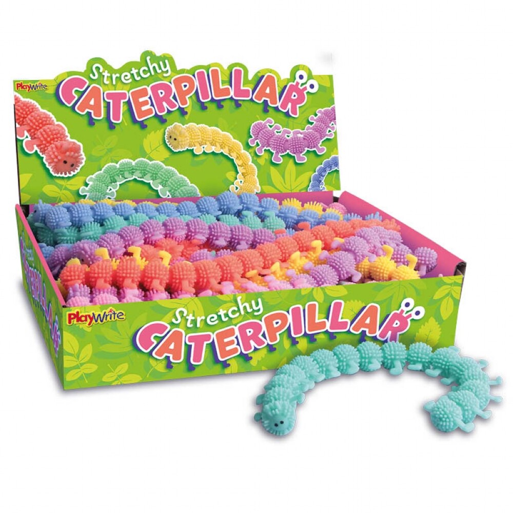 X6 Mega Stretch Caterpillar Toy- Super Stretchy Sensory Toy Party bag ...