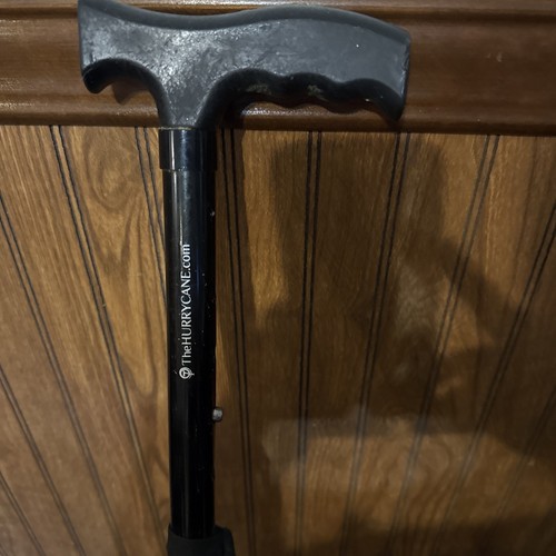 HurryCane Freedom Edition All-Terrain Pivoting Base Folding Walking ...