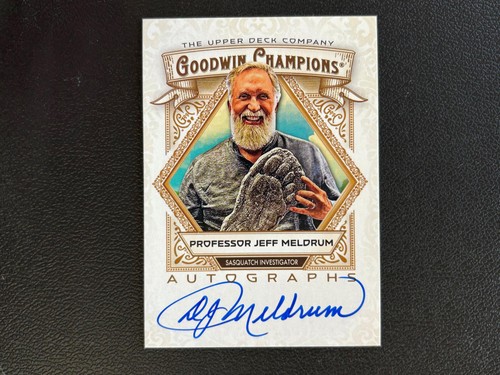 Professor Jeff Meldrum 2025 Upper Deck Goodwin Champions Auto Autograph ...