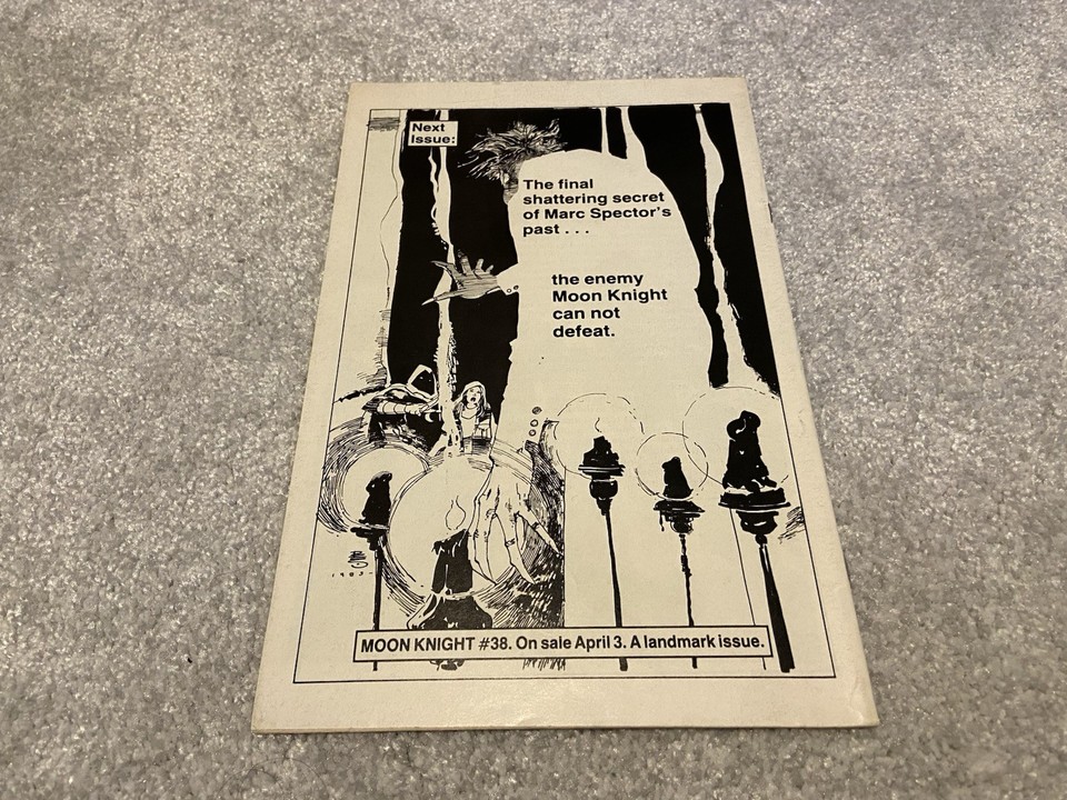 MOON KNIGHT #37-MAY.1984-MARVEL COMIC BOOK-IN PLASTIC SLEEVE | eBay UK