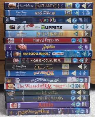17 Kids Dvds Bundle Joblot Movies Children’s | eBay UK