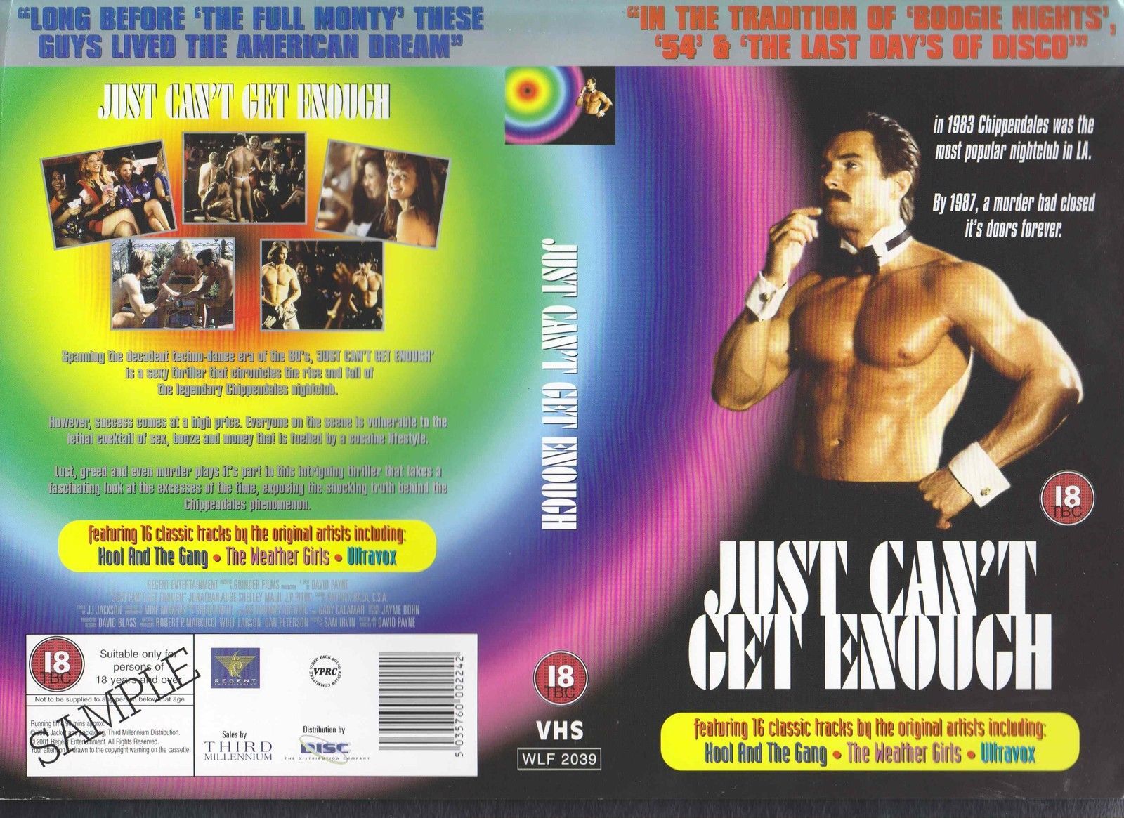 Just Can't Get Enough, Jonathan Aube Video Promo Sample Sleeve/Cover ...