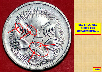 2005 5 CENT COIN WITH SEVERAL REVERSE ERRORS 161776 | eBay Australia