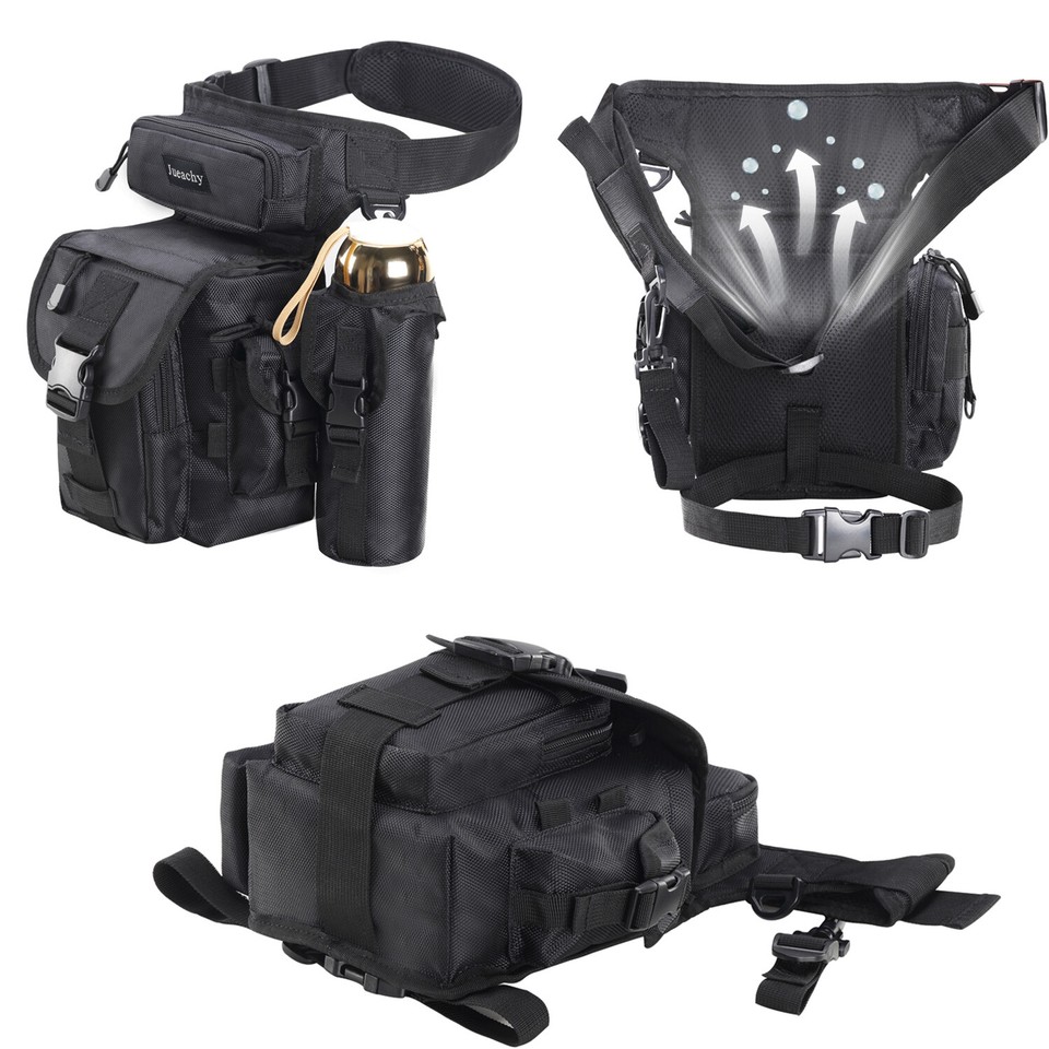 Military Tactical Drop Leg Bag Tool Thigh Pack Leg Rig Utility Pouch ...