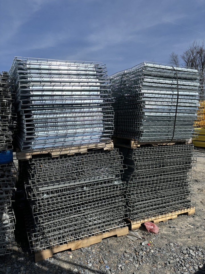 Pallet Rack Wire Deck 48x46" Waterfall 3 Step Channel Racking | eBay