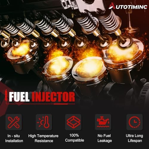 6pcs Fuel Injectors 5184085AC Fit 2011-2020 Chrysler 200 300 Grand ...