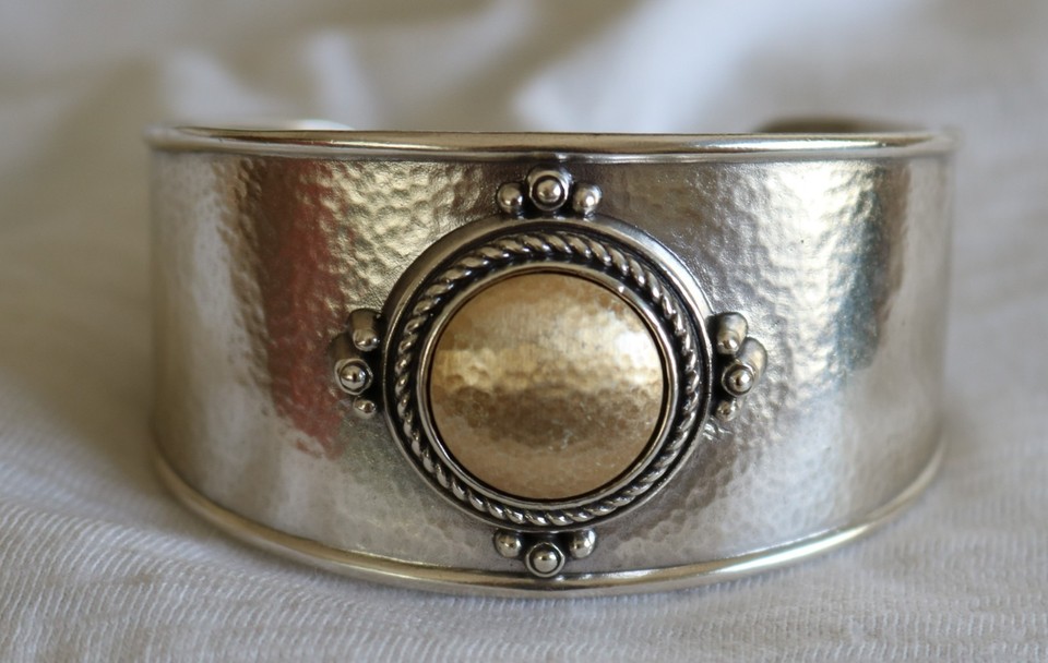 Brighton FERRARA MONETE NWT $338 Gold Silver Necklace Cuff Bracelet ...