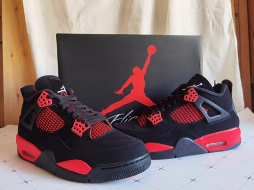 CT8527-016 Air Jordan 4 Retro 'Red Thunder'Men's Shoes (k) | eBay
