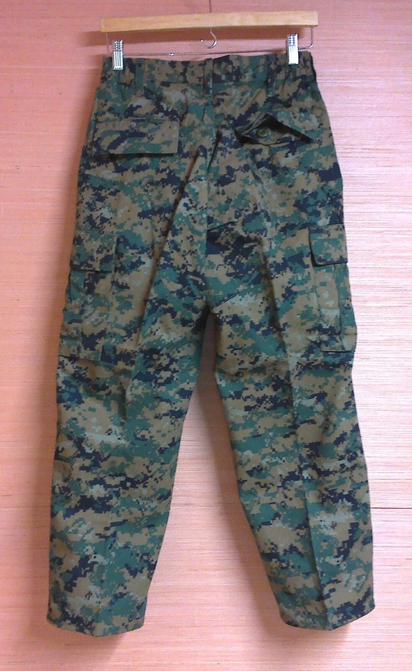 Marine Corps USMC Woodland MARPAT Camo MCCUU Combat Pants Trousers ...