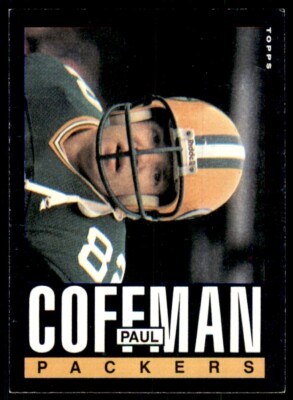 1985 TOPPS PAUL COFFMAN GREEN BAY PACKERS #67 | eBay