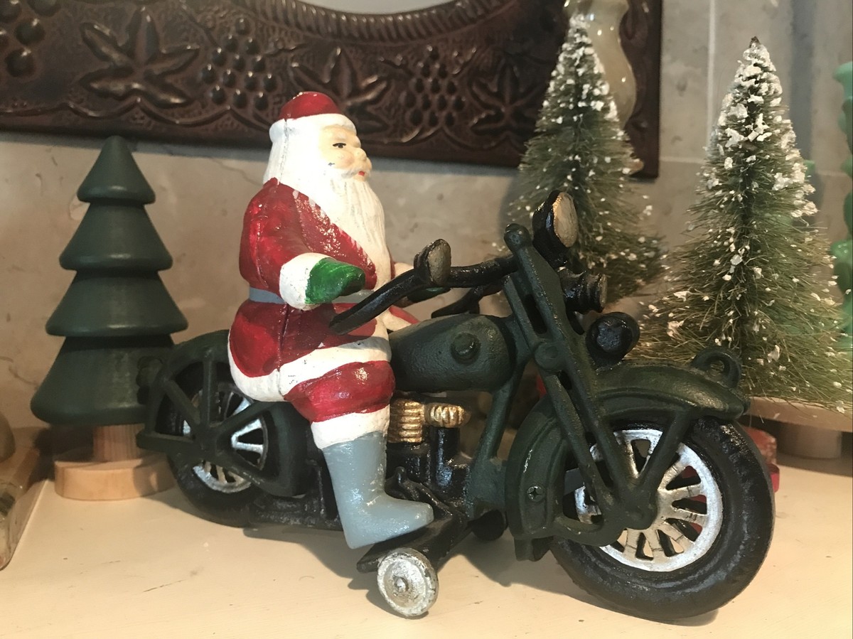 Santa On A Harley Davidson