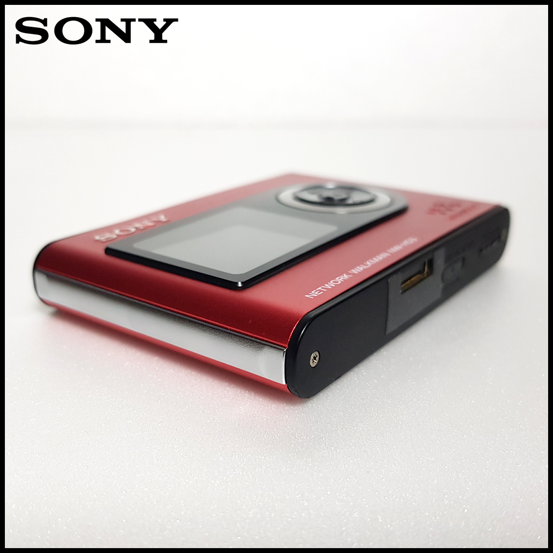 Very Rare Collection - SONY Network WALKMAN Digital MP3 Player RED NW ...