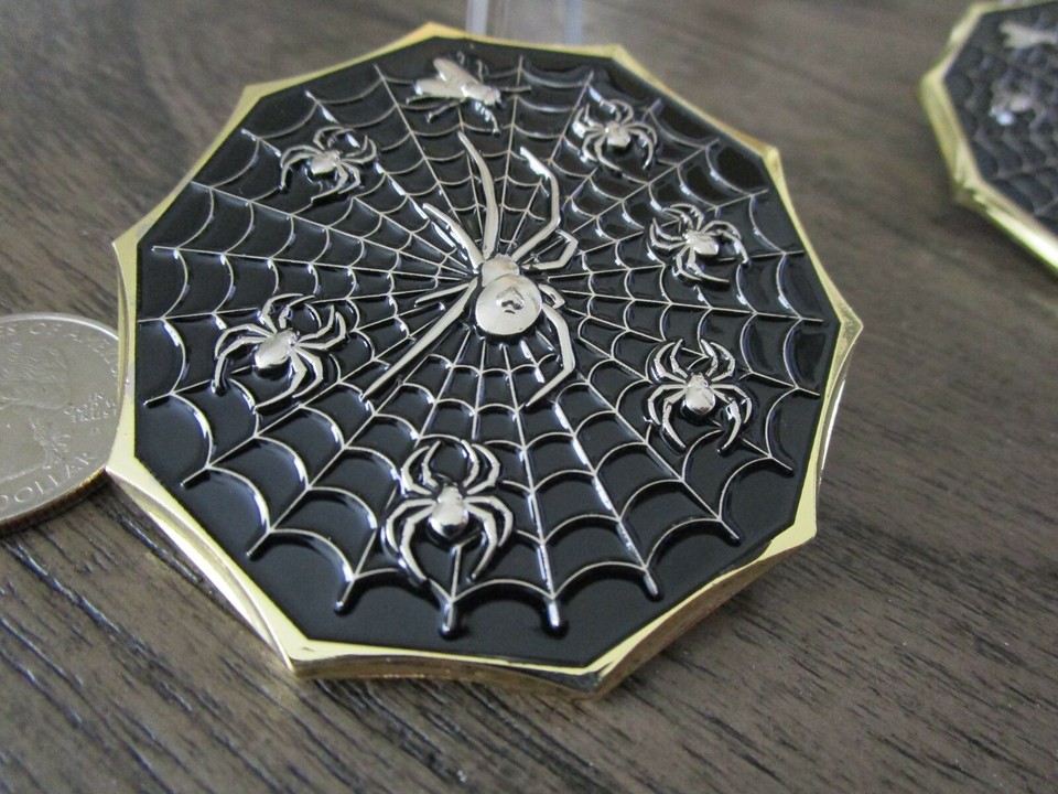 Special Collection Service CIA NSA Spider Web Challenge Coin | eBay