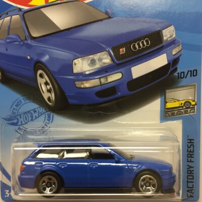 NEW Hot Wheels 94 Audi Avant RS2 Blue Wagon 2021 No 157 GRX27 Long Card ...