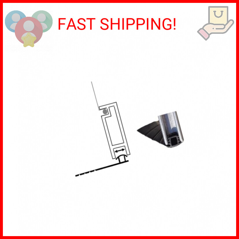 Prime-Line B 705 3/4 In. to 1-3/8 In. Wide, 7 foot, Black Vinyl Bug ...