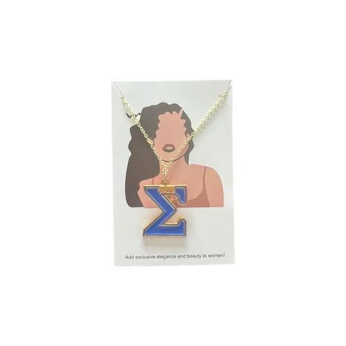 Sigma Gamma Rho Charm Letter Pendant W/ Chain Necklace | eBay
