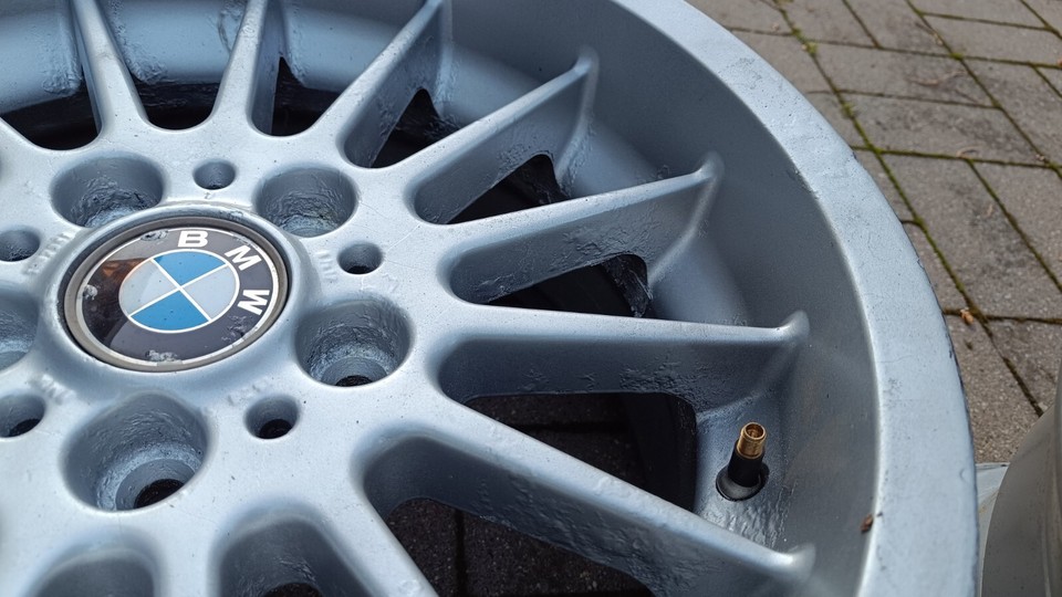 BMW E39 E38 E34 OEM STYLE 32 RADIAL SPOKE ALLOY WHEELS RIMS 17" 8x17 ...