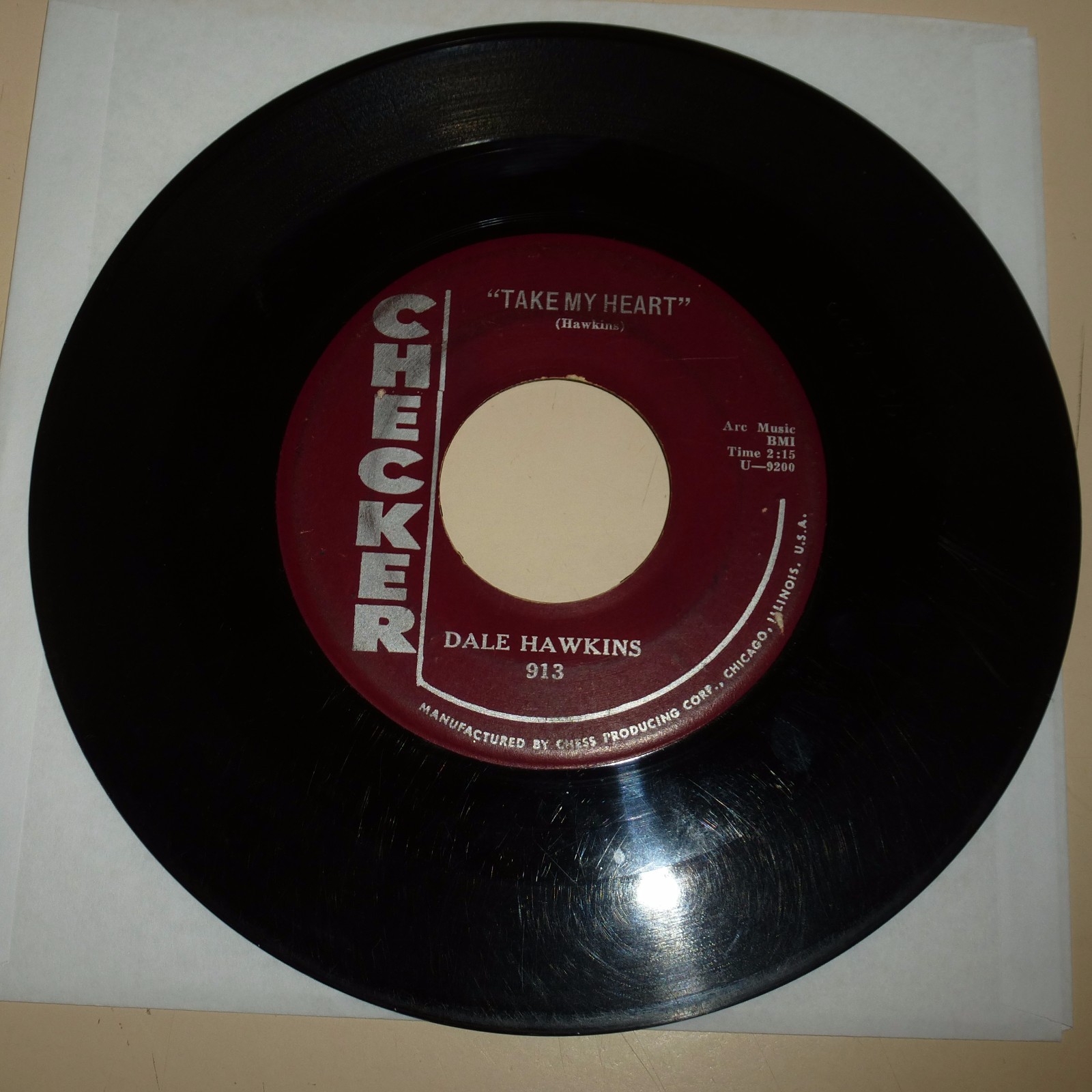ROCKABILLY 45 RPM RECORD - DALE HAWKINS - CHECKER 913 | eBay