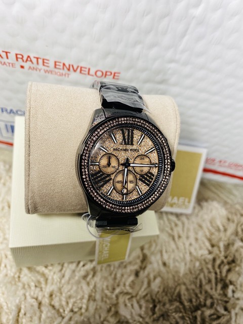 Michael Kors MK5879 Women's Wren Watch - Black for sale online | eBay