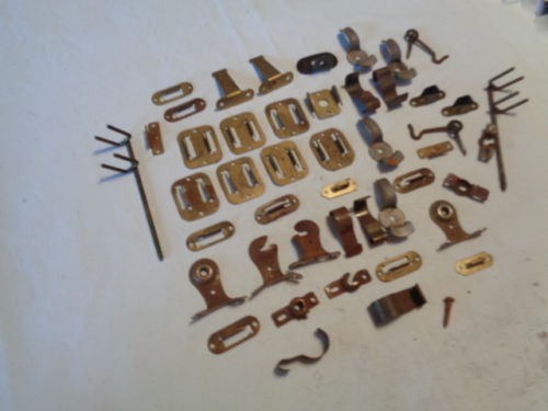 Vintage Hardware Junk Drawer Lot of Unknown Window + Misc Parts Pieces ...