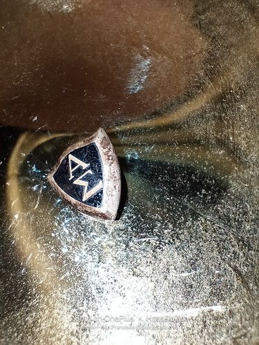 Vintage Alpha Sigma Fraternity Pledge Pin Marked Sterling | eBay