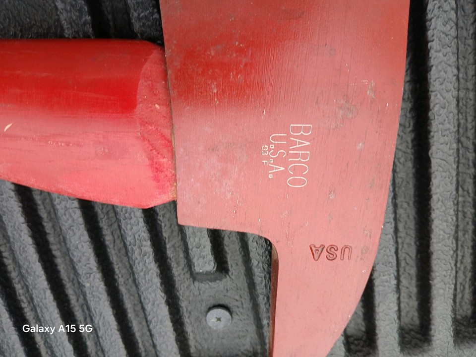 Vintage BARCO USA Fireman's Axe w/ Original Wood Handle | eBay