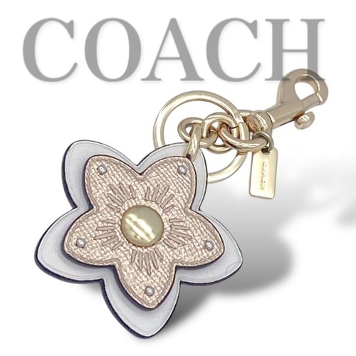 Coach Cherry Blossom Keychain Charm Key Holder Tea Rose | eBay