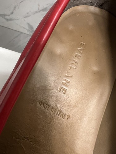 *reinforced - READ: EVERLANE women’s pointy toe red Leather Loafers USA ...