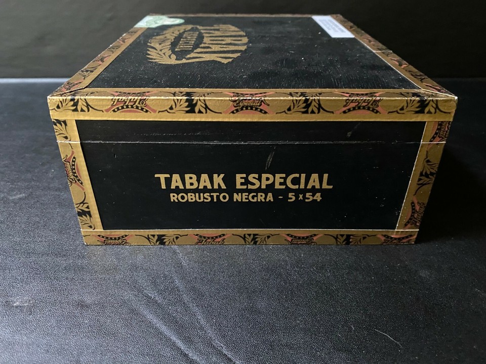 Tabak Especial Empty Beautiful Wood Cigar Box " Robusto Negra" | eBay