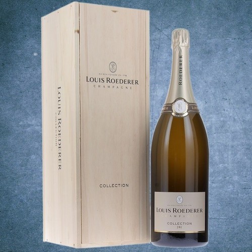 LOUIS ROEDERER Brut Collection 241 - Champagne AOC - Jeroboam 3L BOX ...