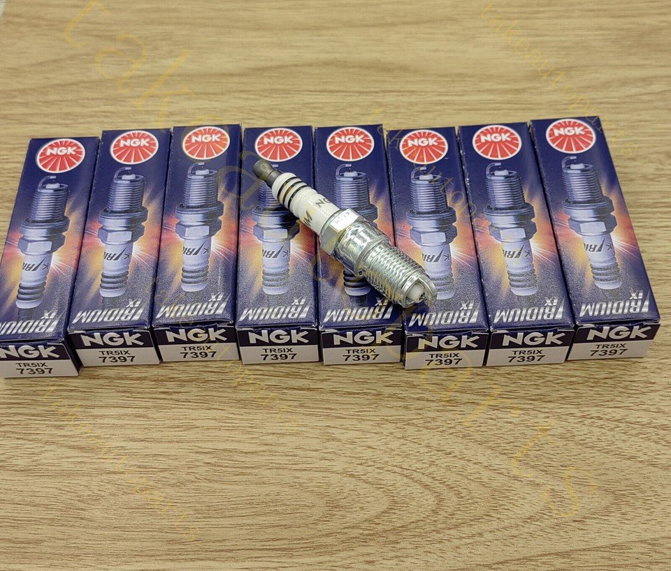 8PCS IRIDIUM IX SPARK PLUGS TR5IX 7397 FOR NGK FORD GM CADILLAC ...
