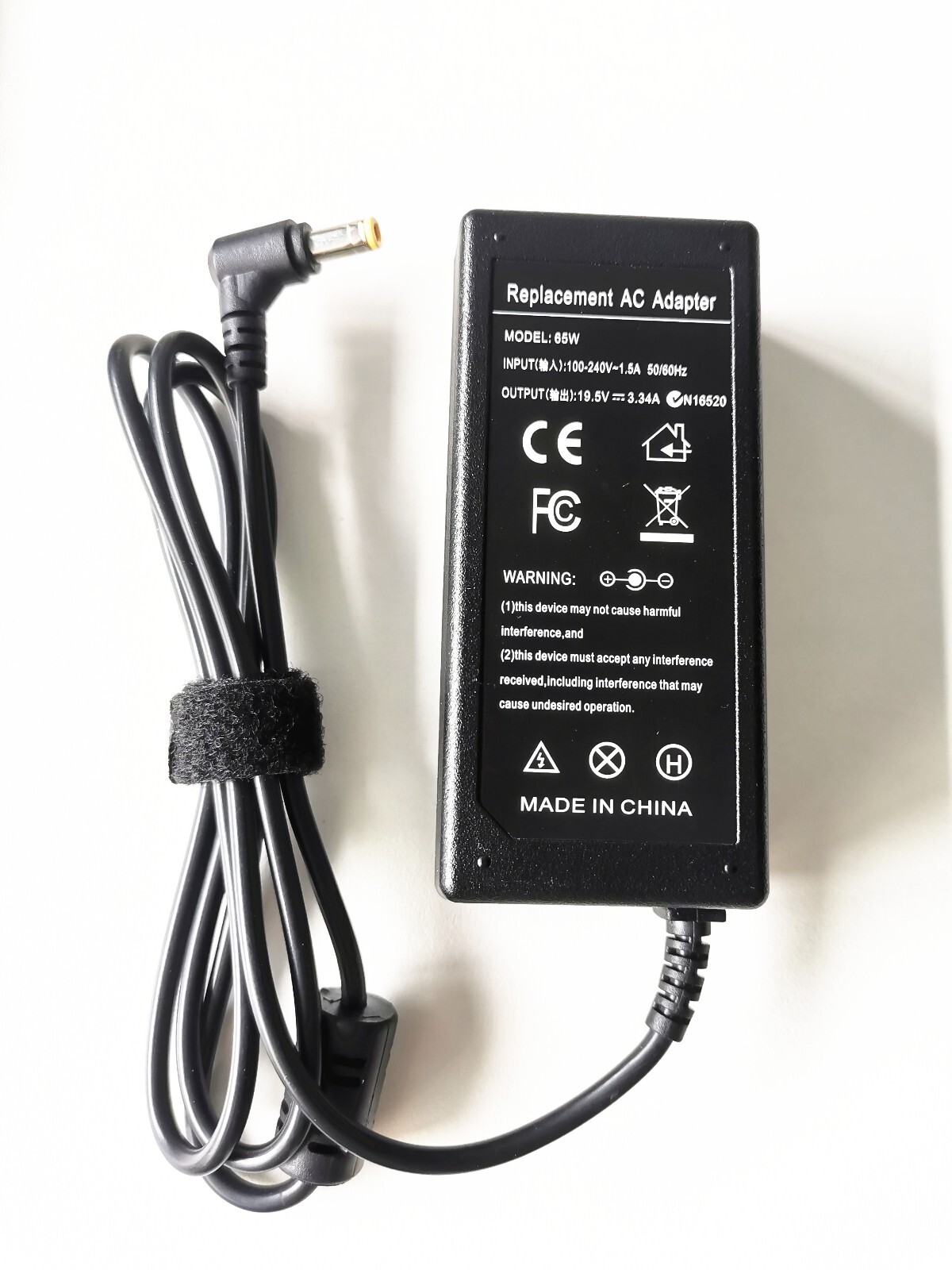 2pcs 65W AC/DC Adapter charger power For ASUS R33030 N17908 V85 5.5*2 ...