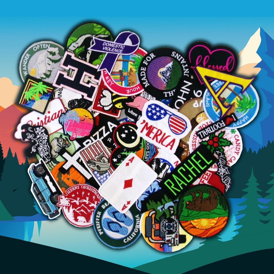 Polar Bear Patch Iron-on Applique Wild Animal Badge Arctic Snow Frozen ...