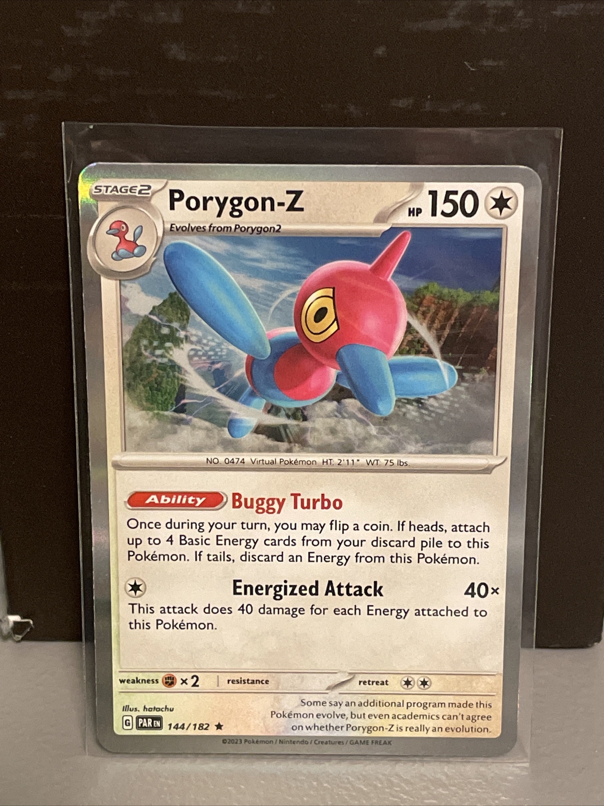 Pokemon TCG - Paradox Rift - Holo - Porygon-Z - 144/182 - Rare | eBay