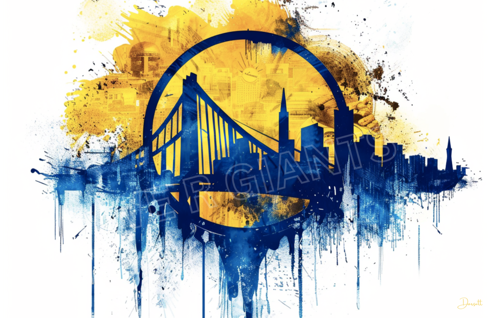 Golden State Warriors Poster 17x11 Warriors Posters NBA Posters Wall ...